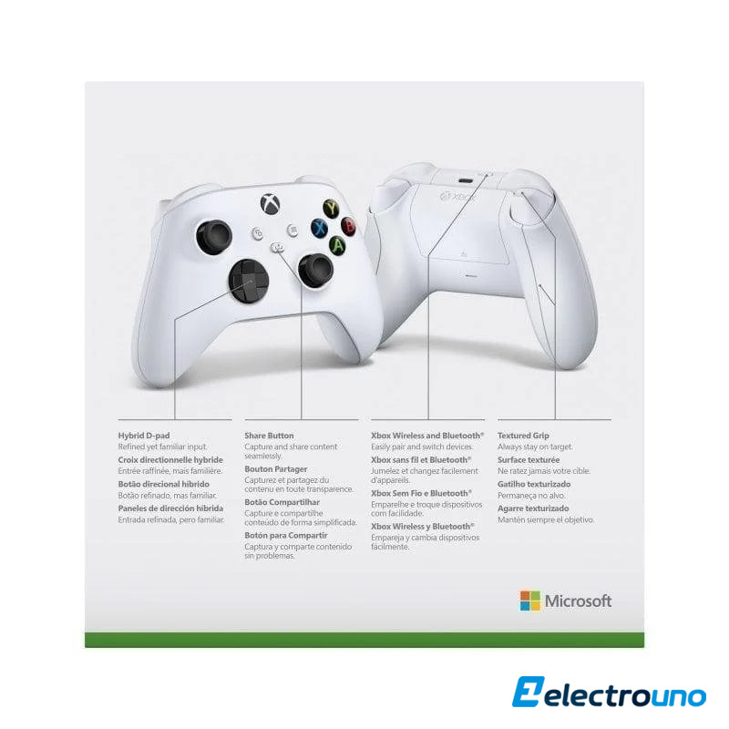 Microsoft Xbox Series One Controlador Sem Fios PC Branco de Microsoft ...